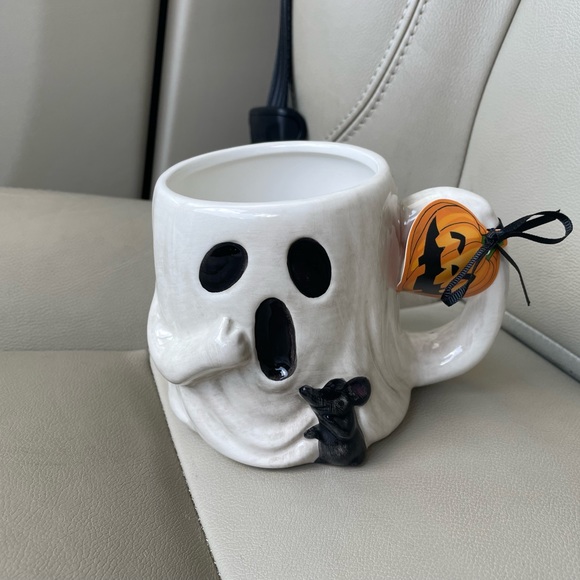Blue Sky | Dining | Blue Sky Ghost Coffee Mug With Mouse | Poshmark